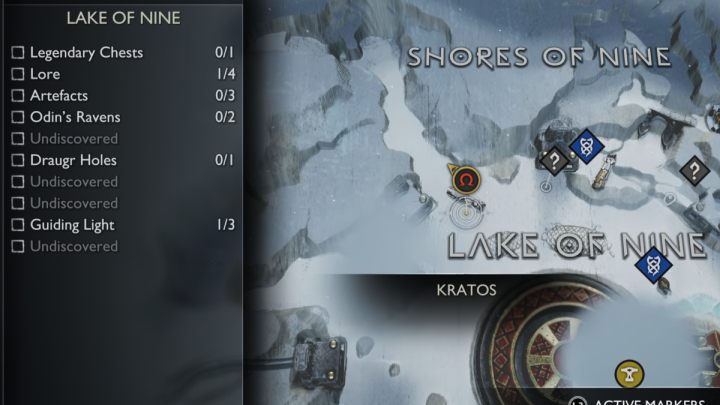 God of War Ragnarok: Lake of Nine, Midgard – Geheimnisse, Sammlerstücke ...