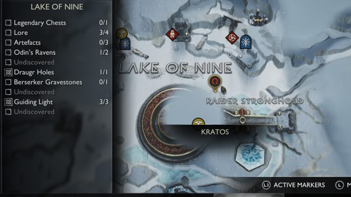 God of War Ragnarok: Lake of Nine, Midgard – Geheimnisse, Sammlerstücke ...