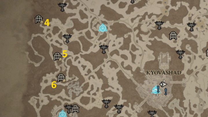 Diablo 4: Dungeons-Karte – Fractured Peaks -Tipps